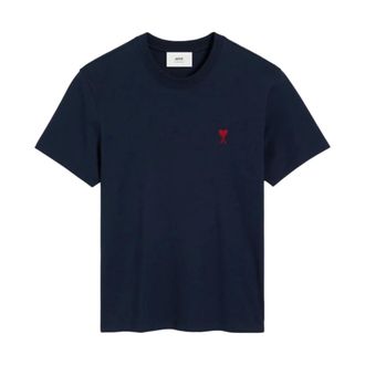 Ami Femme, Tops, Bleu, Taille: 46 FR De Coeur T-Shirt