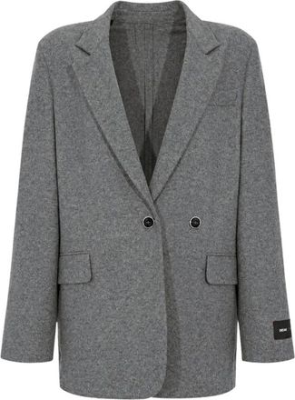 Pinko Pinko - Veste crois&eacute;e coupe oversize - Femme - Vestes - Gris - Taille: 36 FR