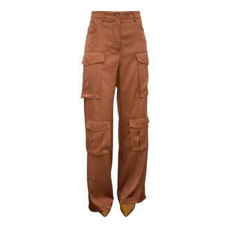 Blugirl Braune Lange Hose aus Polyester und Elastan - - Trousers - Damen - Braun - M