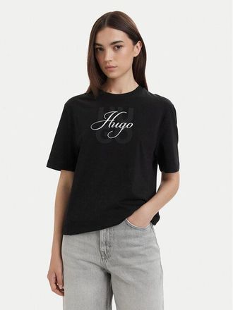 HUGO BOSS T-Shirt Dashire_5 50566678 Schwarz Relaxed Fit