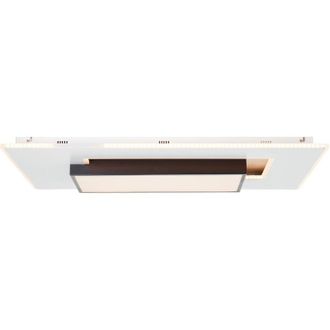 Brilliant Hutson led Deckenleuchte 80x50cm wei&szlig;/schwarz, Metall/Kunststoff, 1x 60 w led integriert, (Lichtstrom: 6800lm, Lichtfarbe: 3000-7100K) - Brilliant