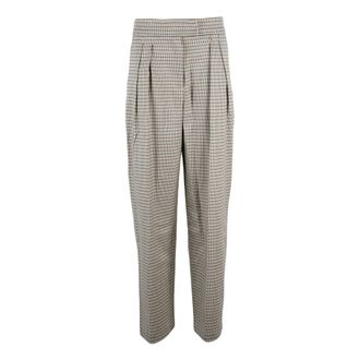 Twinset Pantalon Large Classico - Femme - Pantalons - Beige - Taille: 38 FR