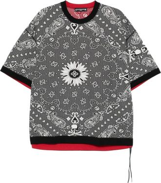 MASTERMIND WORLD t-shirt à broderie graphique - Noir