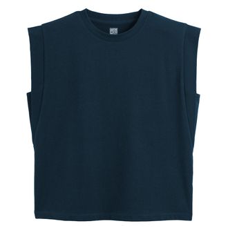 La Redoute Collections D&eacute;bardeur Pur Coton Col Rond Sans Manches