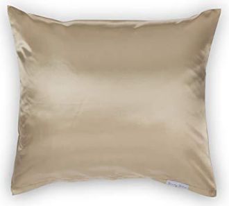 Beauty Pillow Satin Beauty Pillow Champaign - der Satin Kissenbezug für glänzendes Haar und strahlende Haut, 60 x 70 cm (Champagner)