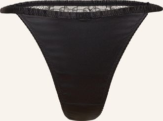 Love Stories Love Stories String Charlotte Aus Satin schwarz