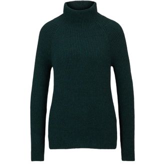 HUGO BOSS Pullover f&uuml;r Damen, Rippenstrick, Regul&auml;r, Raglan&auml;rmel (Dunkelgr&uuml;n)