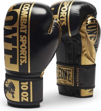 LEONE 1947 Unisex - Erwachsene NEXPLOSION Boxhandschuhe GN322, schwarz, 10 oz