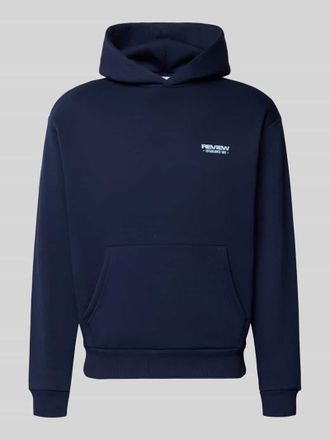 Review Relaxed Fit Hoodie aus Baumwoll-Mix mit Logo-Print