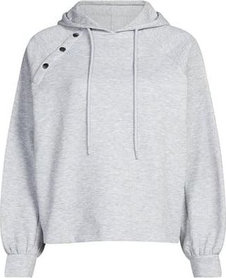 Vila Sweat Vikana &agrave; capuche en coton m&eacute;lang&eacute;