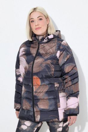 Ulla Popken Steppjacke HYPRAR Steppjacke wasserabweisend Kapuze