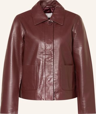 Yerse Yerse Lederjacke Rose rot