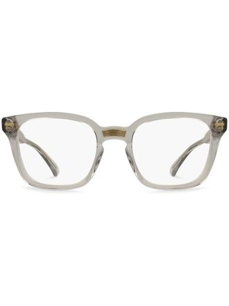 Gucci lunettes de vue à monture rectangulaire - Or