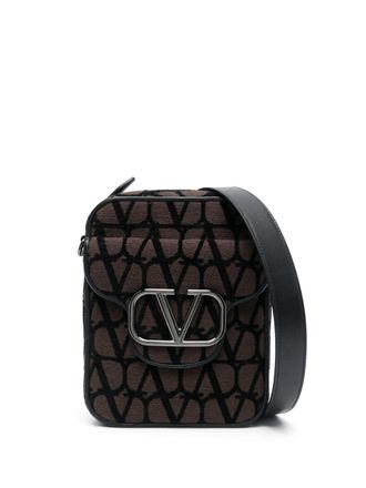 Valentino Garavani Schultertasche aus Toile Iconograph-Canvas - Braun