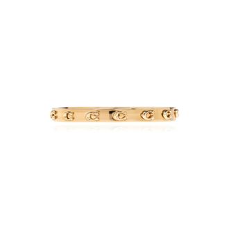 Coach Femme, Accessoires, Jaune, Taille: ONE Size Bracelet en laiton