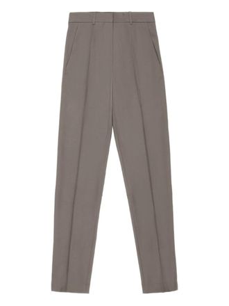 Bally pantalon &agrave; d&eacute;tails de zip - Gris