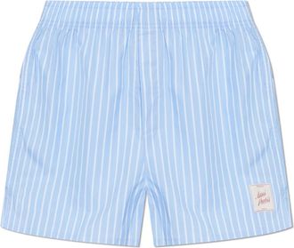 Ami Homme, Sous-v&ecirc;tements, Bleu, Taille: XS Shorts de sous-v&ecirc;tements &agrave; rayures