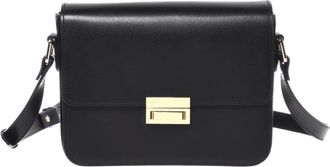 Baldinini Femme, Sacs, Noir, Taille: ONE Size Sac bandouli&egrave;re en cuir noir
