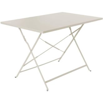 Sweeek Sweeek - Klappbarer Bistro-Gartentisch aus Metall 110 x 70 cm, f&uuml;r 4 Personen