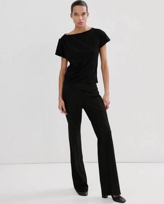 Mango T-shirt d&eacute;tail m&eacute;tallique noir - Femme - XS - MANGO