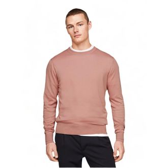 Tommy Hilfiger Round-Neck Strickwaren - - Knitwear - Herren - Rosa - L