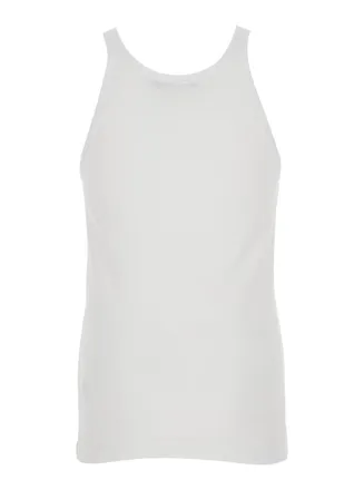Dolce & Gabbana Mens Tank Top White Cotton