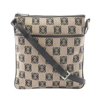Loewe Sac bandouli&egrave;re Pre-owned en toile - Femme - Pre-owned - Beige - Taille: ONE Size