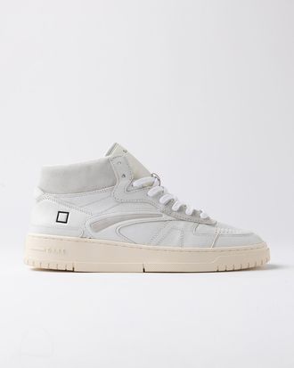 D.A.T.E. torneo high vintage calf white