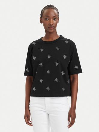 Guess T-Shirt V6GI18 K2985 Schwarz Regular Fit