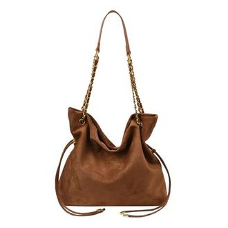 Generic Kexpery Sac &agrave; Main Femme en PU Givr&eacute; avec Cordon de Serrage et Cha&icirc;ne Grande Capacit&eacute; pour Voyage Shopping Quotidien