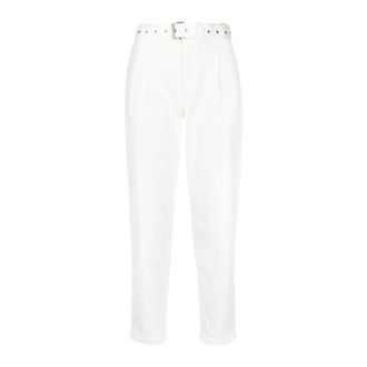 Michael Kors Plissierte Denim-Freizeithose - - Trousers - Damen - Grau - 2XS