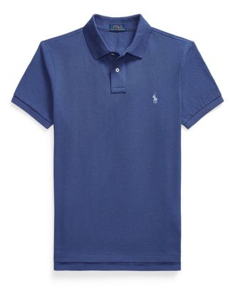 Ralph Lauren Piqu&eacute;-Poloshirt aus Baumwolle mit Logo-Stickerei, Slim Fit in