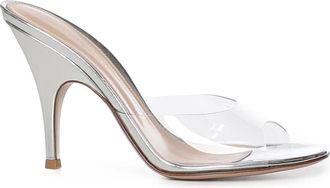 Gianvito Rossi Femme, Chaussures, Gris, Taille: 40 EU Mules &agrave; talons