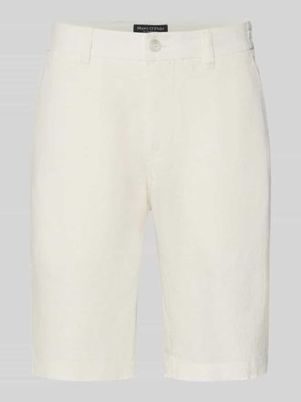 Marc O'Polo Regular Fit Shorts aus reinem Leinen Modell RESO JOGGER