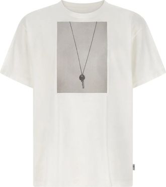 Maison Margiela Homme, Tops, Blanc, Taille: XL Key T-shirt