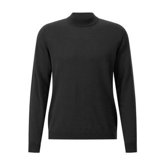 Roberto Collina Klassischer Wollpullover mit Stehkragen - - Knitwear - Herren - Schwarzk - 4XL