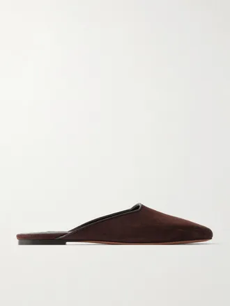 Emme Parsons Mules Aus Veloursleder - Braun