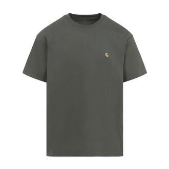 Carhartt Work in Progress S/S Chase T-Shirt - - Tops - Herren - Gr&uuml;n - L