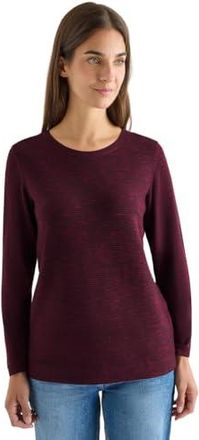 Cecil 3015484 Pull structuré, Eggplant Red Heather Melange, XXL Femme