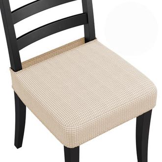 Dioxide Housse de Chaise Salle &agrave; Manger, Housse Chaise Scandinave Amovible Extensible Prot&egrave;ge Le Si&egrave;ge Facile &agrave; Installer, Housse Chaise pour Cuisine, Banquet