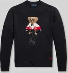 Polo Ralph Lauren Pullover mit B&auml;ren-Intarsie