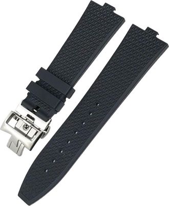 Generic KZTHGNS Senior Fluorine Rubber Watchband for 4500V 5500V 7900 Watch Strap vc Convex Mouth 7mm Watch Accessories