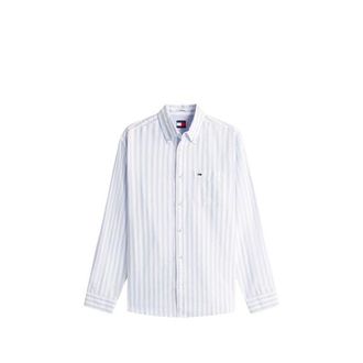 Tommy Hilfiger Chemise col am&eacute;ricain &agrave; rayures en coton