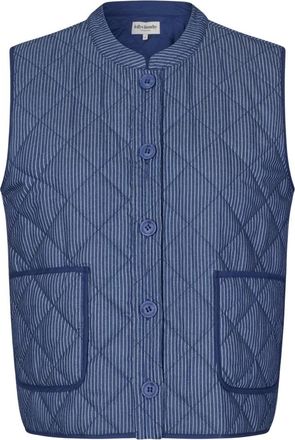 Lollys Laundry Femme, Vestes, Bleu, Taille: 42 FR Vest