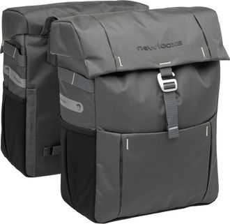 New Looxs Doppelte Fahrradtasche Vigo Double Grey - 37 Liter