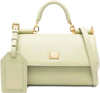 Dolce & Gabbana Femme, Sacs, Vert, Taille: ONE Size My Sicily Handbag