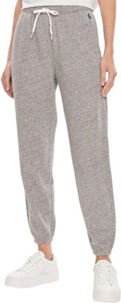 Ralph Lauren Femme, Pantalons, Gris, Taille: 42 FR Cotton Joggers