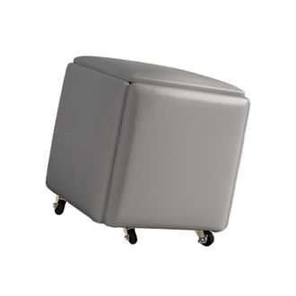 Generic 5-teiliger Make-up-Hocker mit R&auml;dern, Kombinationshocker for kleine R&auml;ume, for den Einsatz im Wohnzimmer, im Esszimmer, im Balkon, im B&uuml;ro, in Eigentu