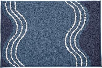 Kleine Wolke Badteppich Move Iceblue 65 x 115 cm