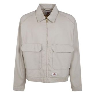 Dickies Homme, Vestes, Beige, Taille: M Hemp Twill Trucker Jacket